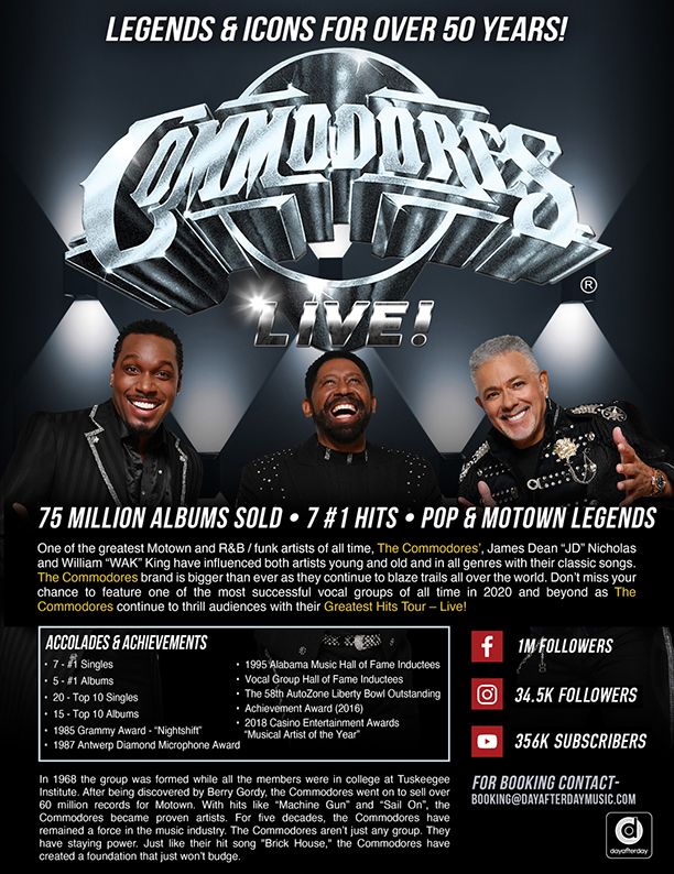 The Commodores | Day After Day Productions