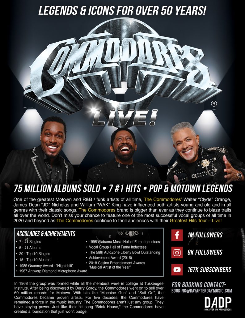 The Commodores - Day After Day Productions